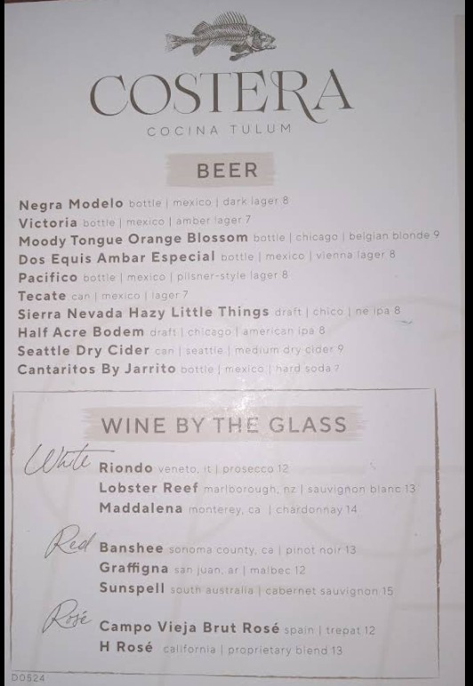 Costera Cocina Tulum Restaurant – Authentic Mexican Cuisine in Chicago