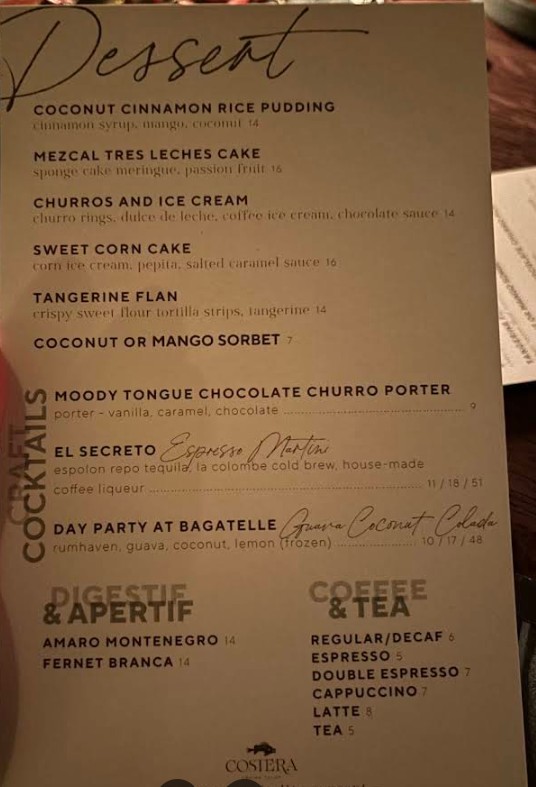 Costera Cocina Tulum Restaurant – Authentic Mexican Cuisine in Chicago